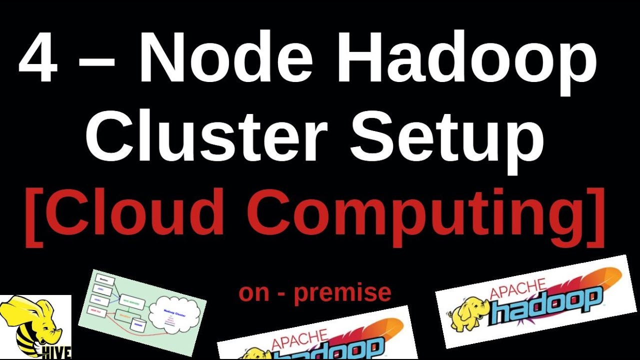 Hadoop Multi Node Cluster 4 Node Cluster Setup Installation In