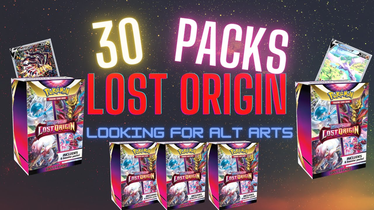30 Packs of Lost Origin Unboxing: Watch as we try and find Rare Pokemon ...