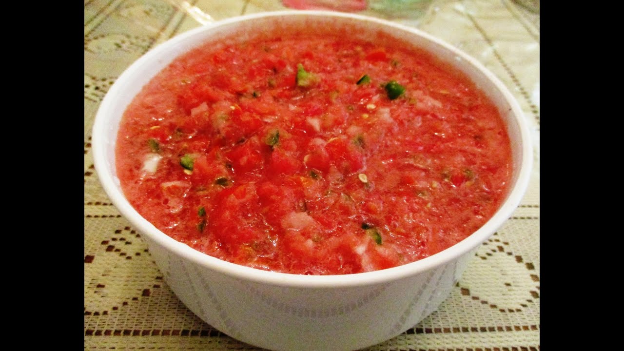 Salsa Cruda de Jitomate (Especial para pollo rostizado) - YouTube