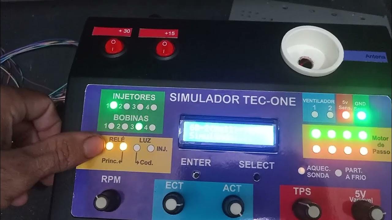 Simulador de ecu,teste de funcionamento! - YouTube