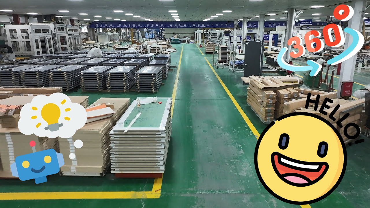【360°VR Panorama】Walking tour around the factory - YouTube