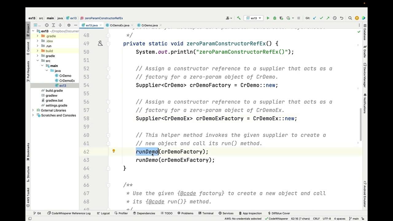 Java Supplier Functional Interface: Case Study ex13 - YouTube
