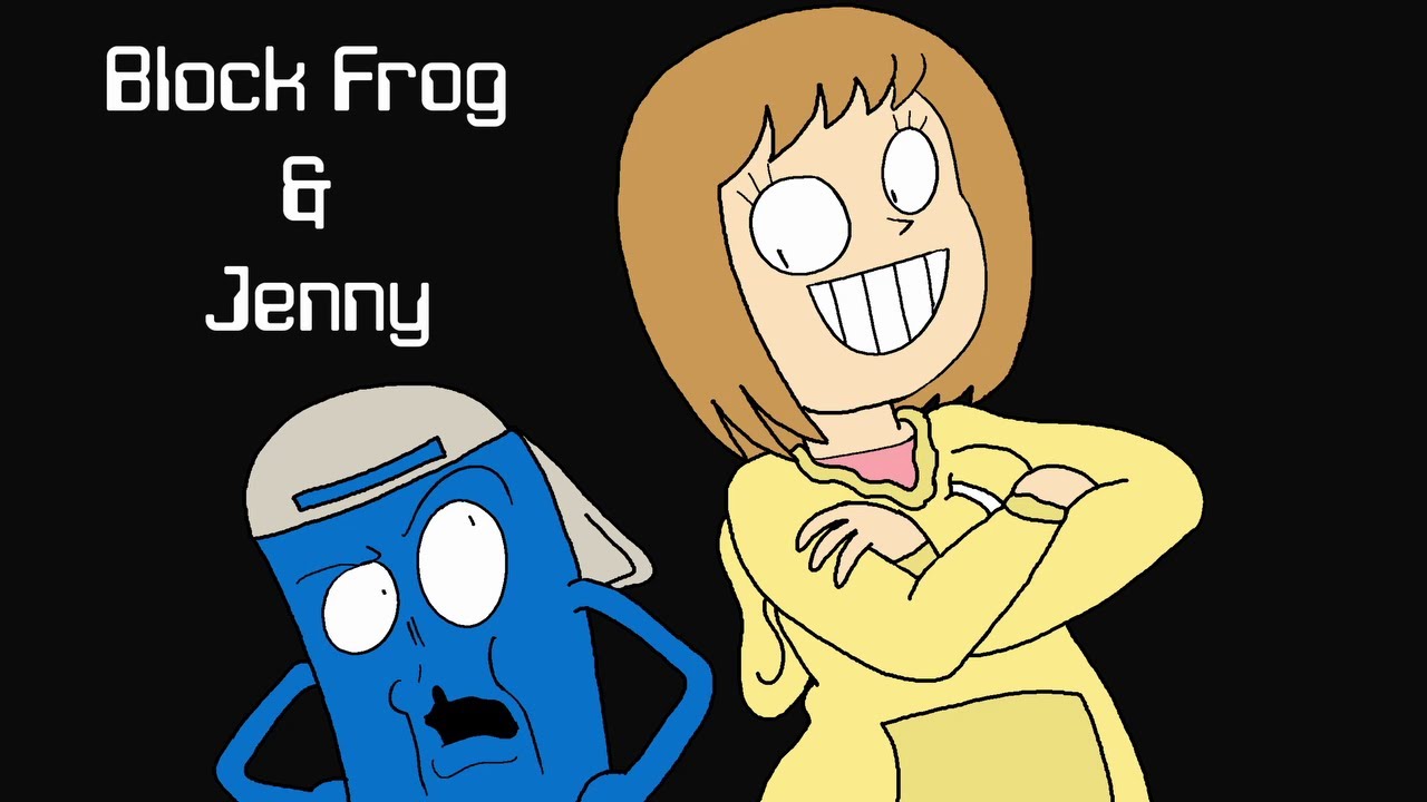 Block Frog Kartoons 9 - Block Frog & Jenny - YouTube