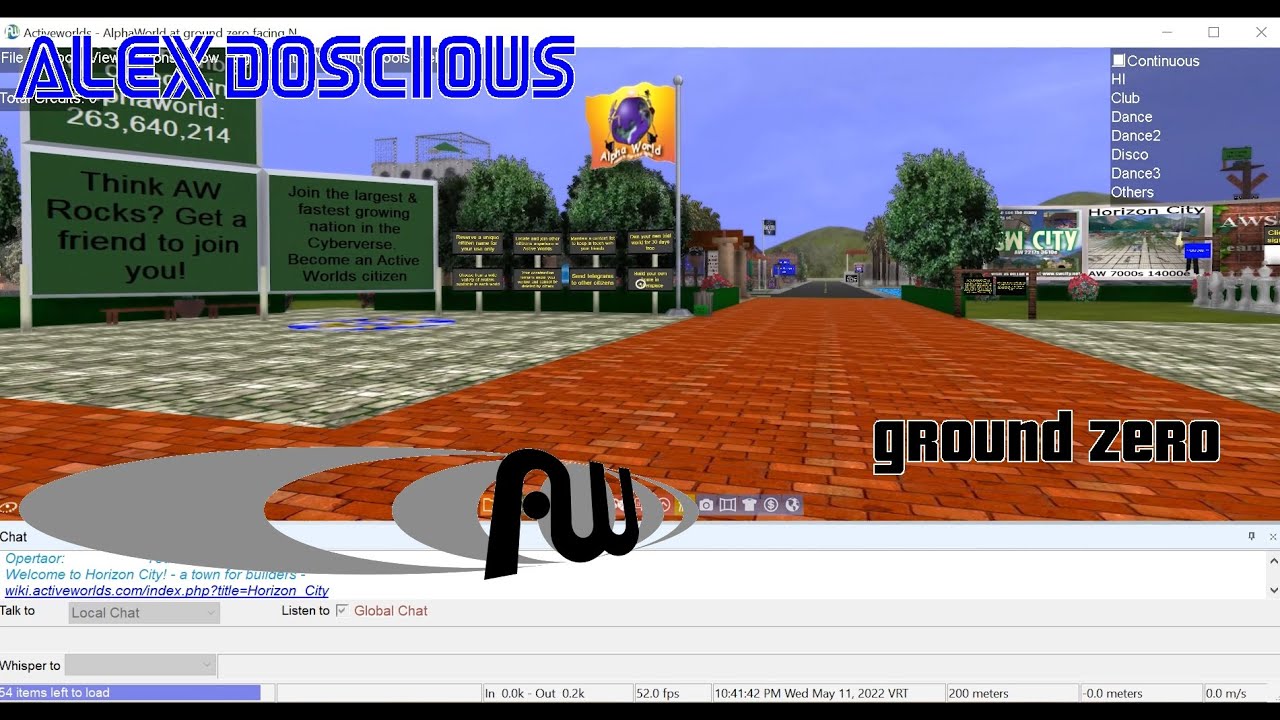 Exploring ActiveWorlds in 2022 E3 - #activeworlds - YouTube