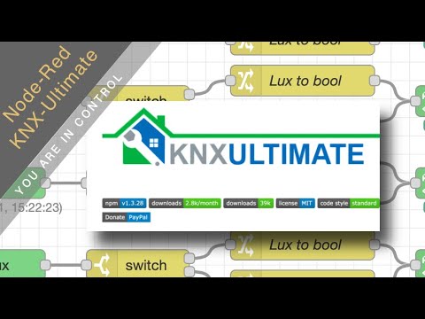 KNX-Ultimate Load Control node for Node-Red - YouTube