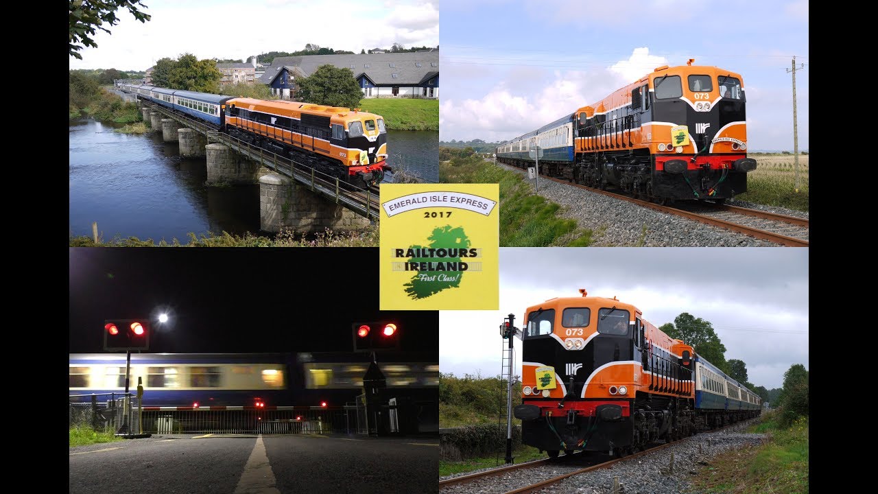 073 & the "Emerald Isle Express" on the Rosslare & South Tipp lines (25 ...