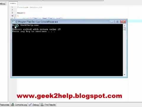 DevCpp الدرس الأول : التعرف على برنامج C المهووس دورة - YouTube