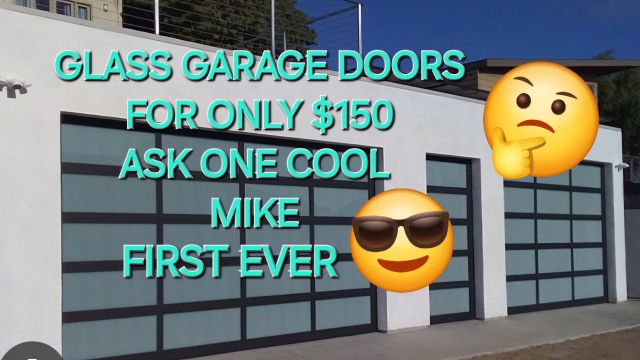 PEEL AND STICK WRAP ,GLASS GARAGE DOORS FiRST EVER WRAP GARAGE - YouTube