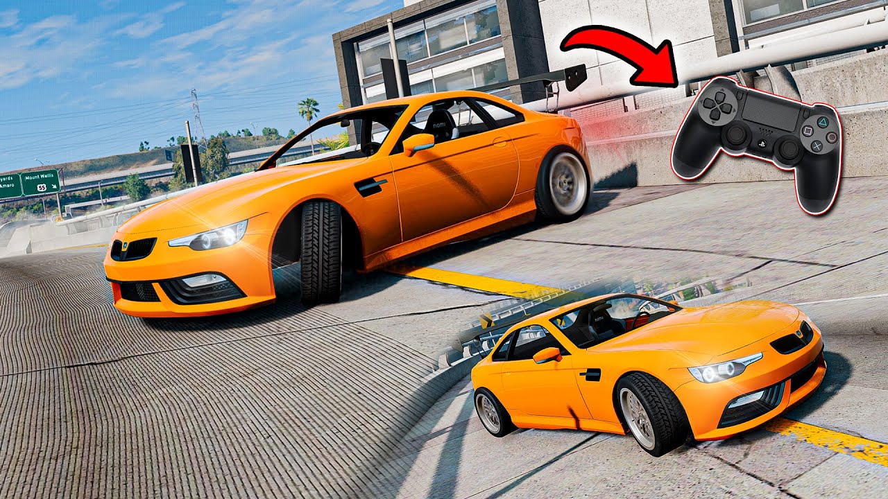 Drifting through the TRAFFIC in the NEW Car in BeamNG Drive with ...