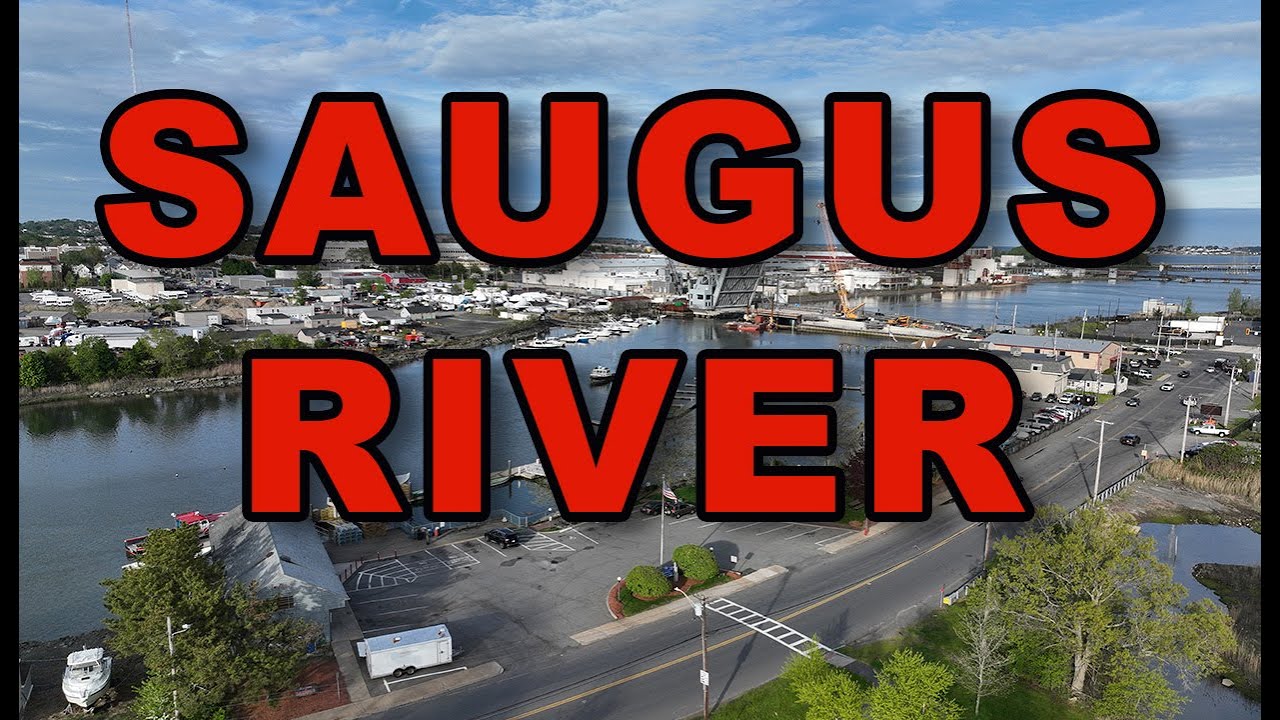 SAUGUS RIVER LOBSTER BOATS and Belden Bly Drawbridge construction ...