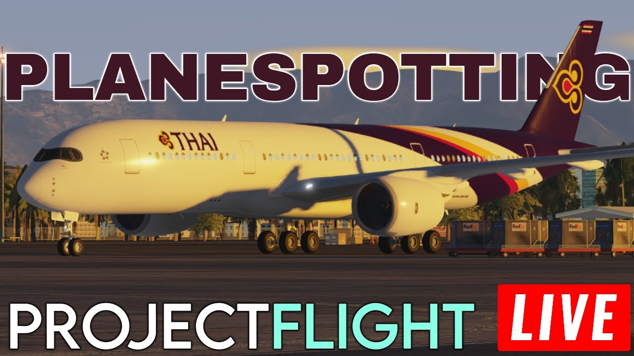 PLANESPOTTING IN ROBLOX PROJECT FLIGHT! YOU CAN JOIN TOO! | #projectflight | R1zzM4n ️🔴 - YouTube