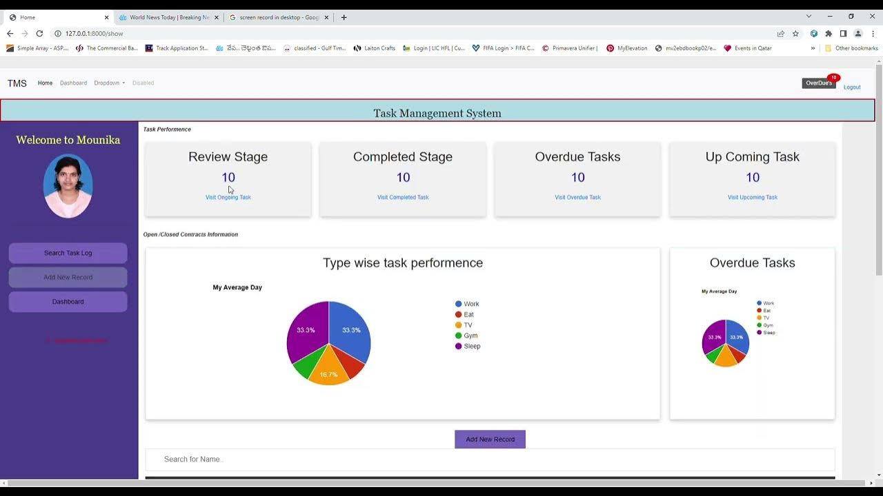 Python -Django Sample Application - Python developer course #html5 # ...