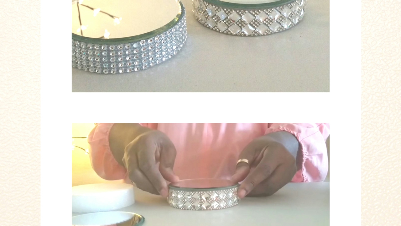 DIY| BLING CANDLE COASTER DECOR/DOLLAR TREE ITEMS - YouTube