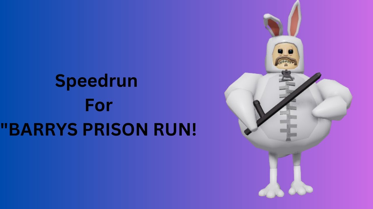 BARRY'S PRISON RUN! - Full Game - 9:53 (Easy Mode, Glitchless) - YouTube