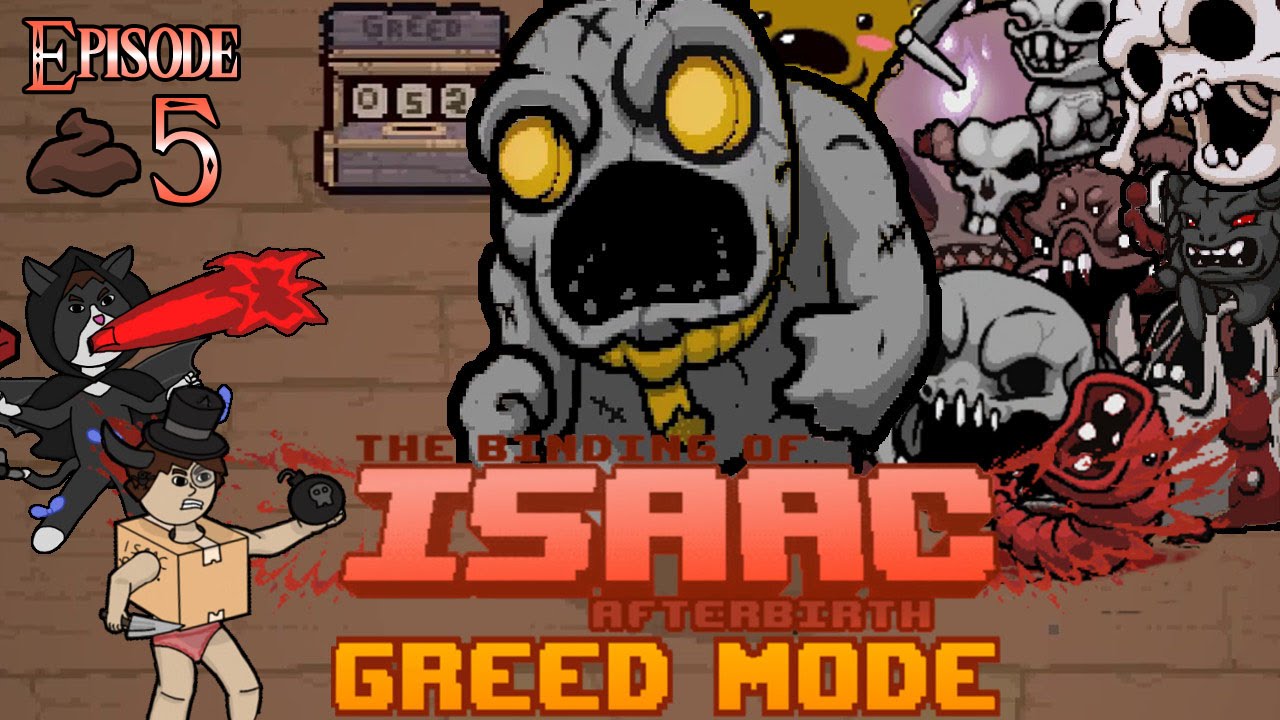 The Binding of Isaac: Afterbirth - (Co-Op Greed Mode) Magdalene - LP #5 ...