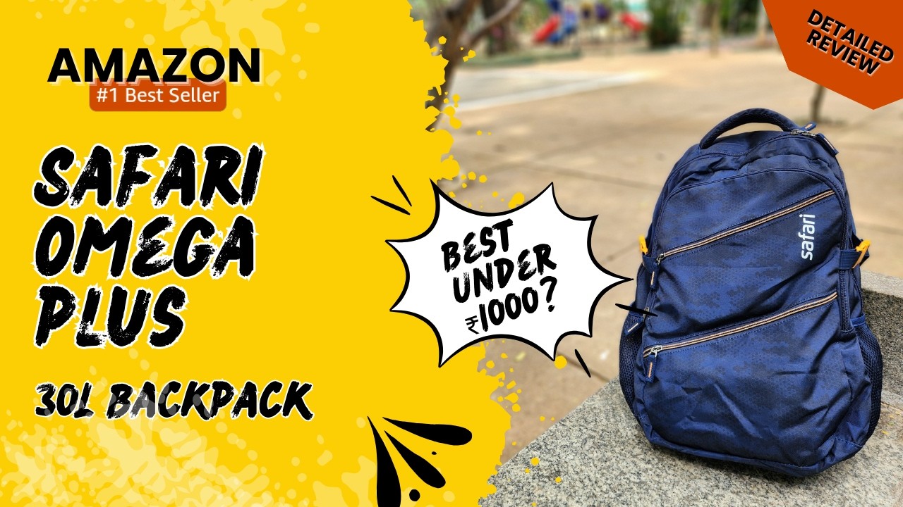 BEST Backpack Under ₹1000? Safari Omega Plus 30L Review & Honest ...