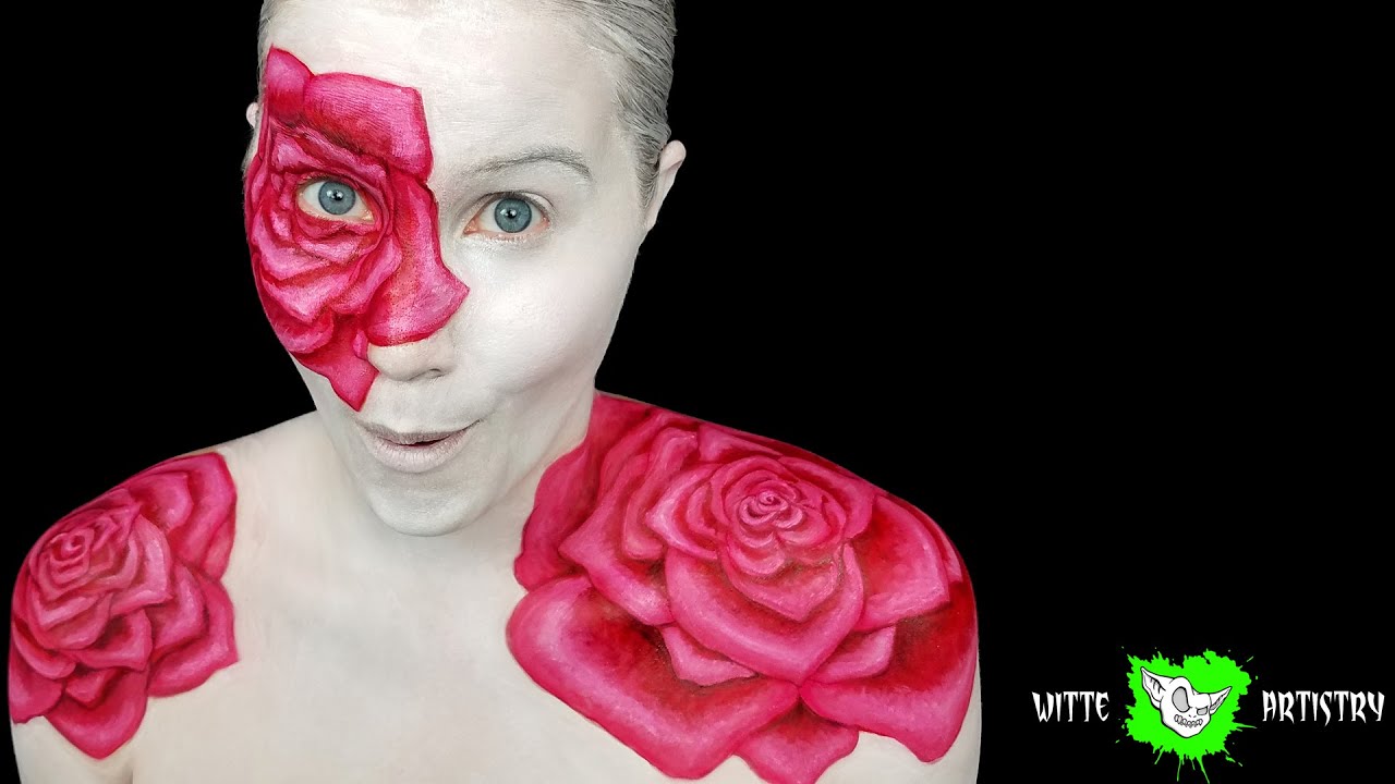 Rose Statue Makeup Tutorial- Valentine’s Day Makeup - YouTube