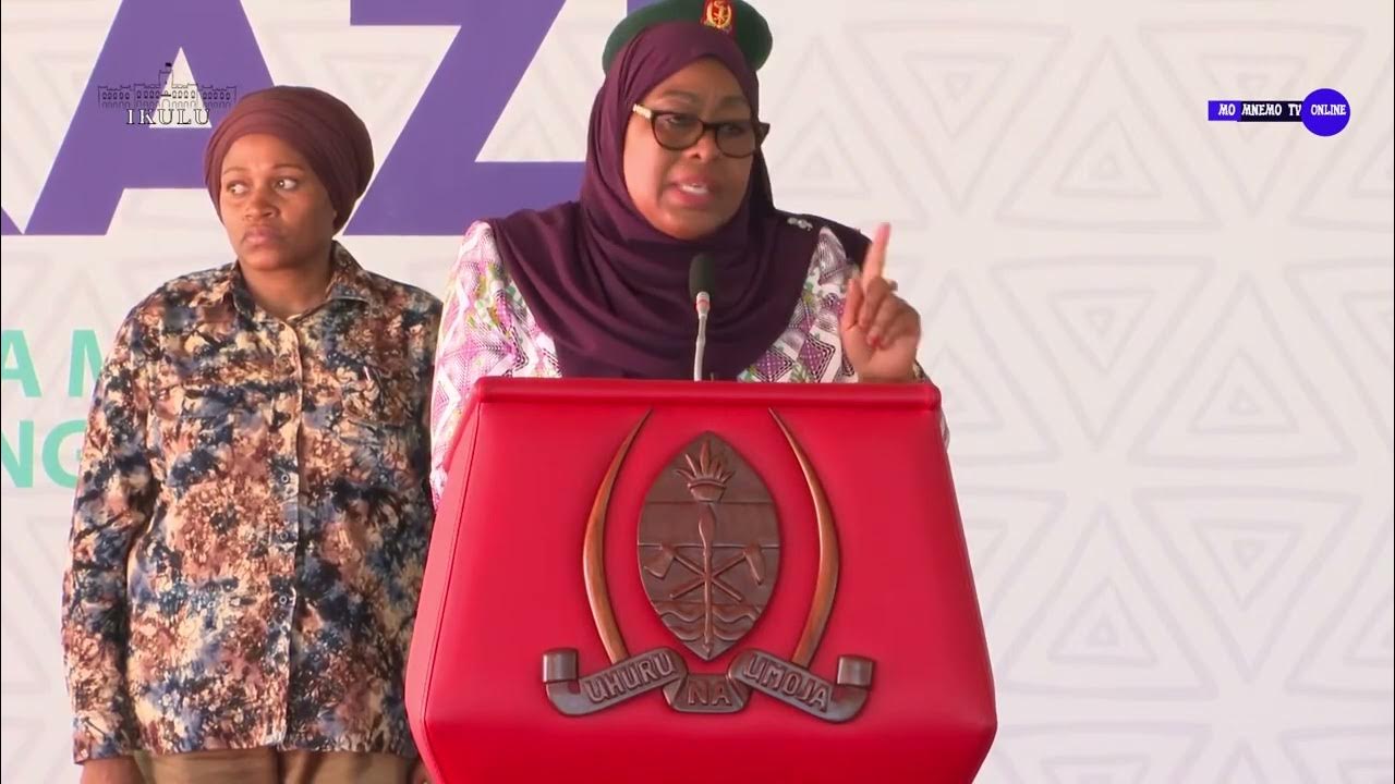 DKT SAMIA AFUNGA MAFUNZO YA WAJASIRIAMALI KIZIMKAZI - YouTube