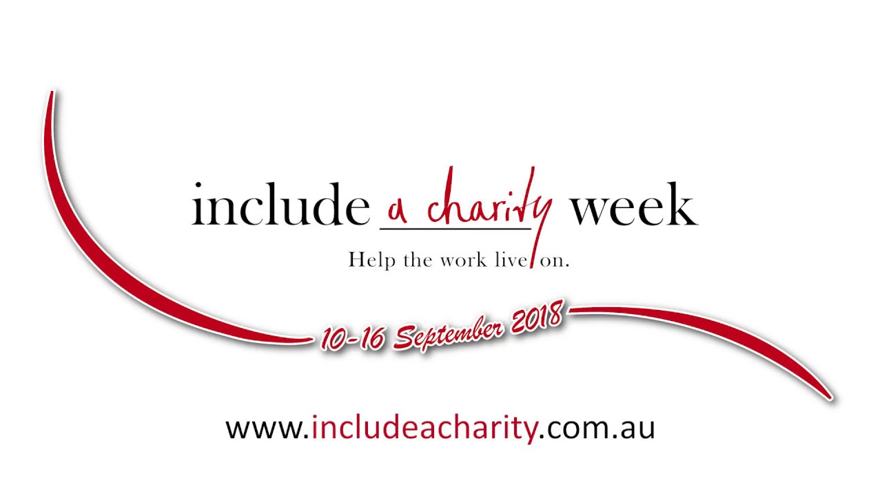 Include a Charity Week 2018 - YouTube
