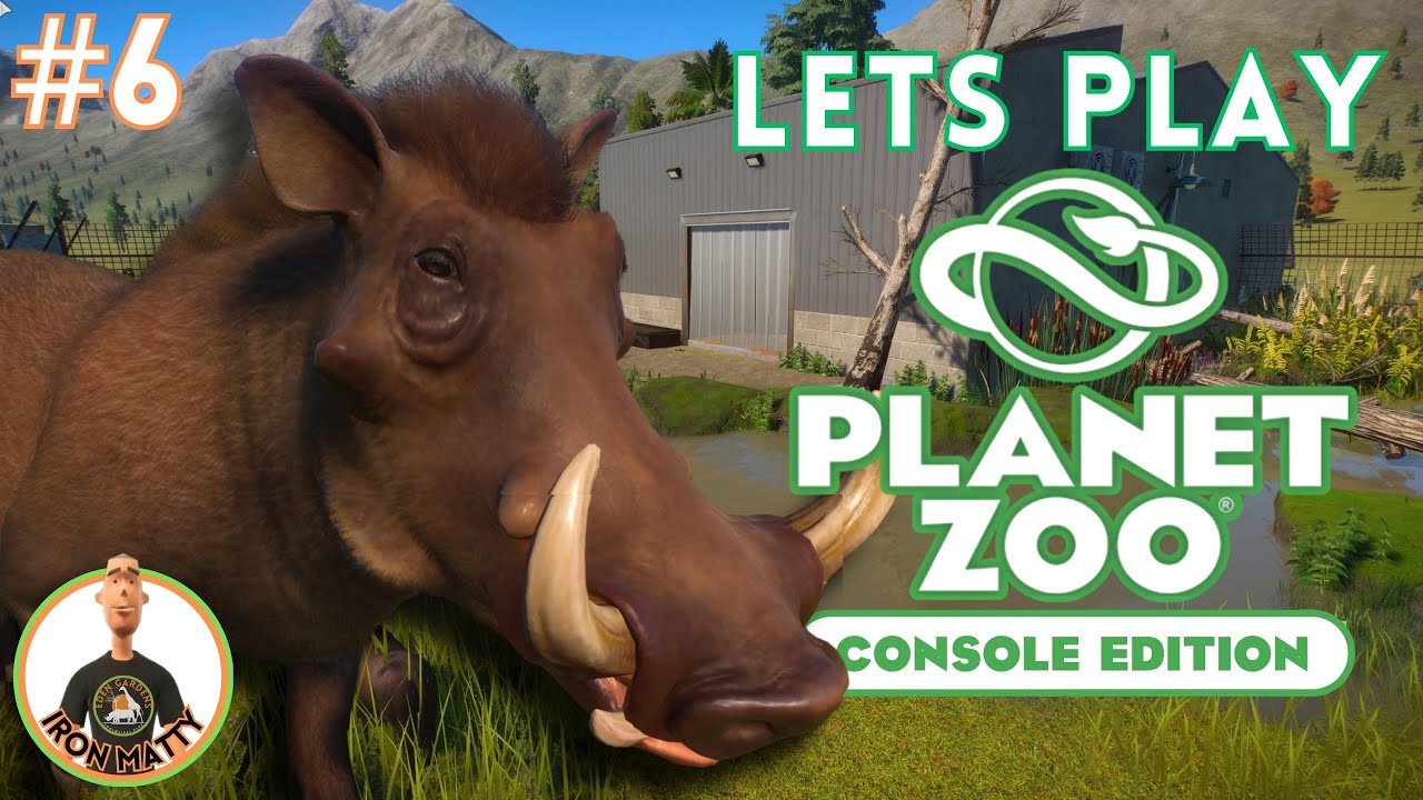 ITS TIME FOR A WARTHOG ENCLOSURE! Planet Zoo Console Sandbox Zoo - YouTube