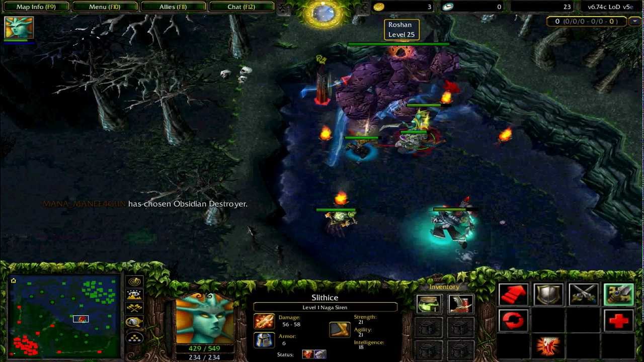 DotA LOD Mode [4] - YouTube