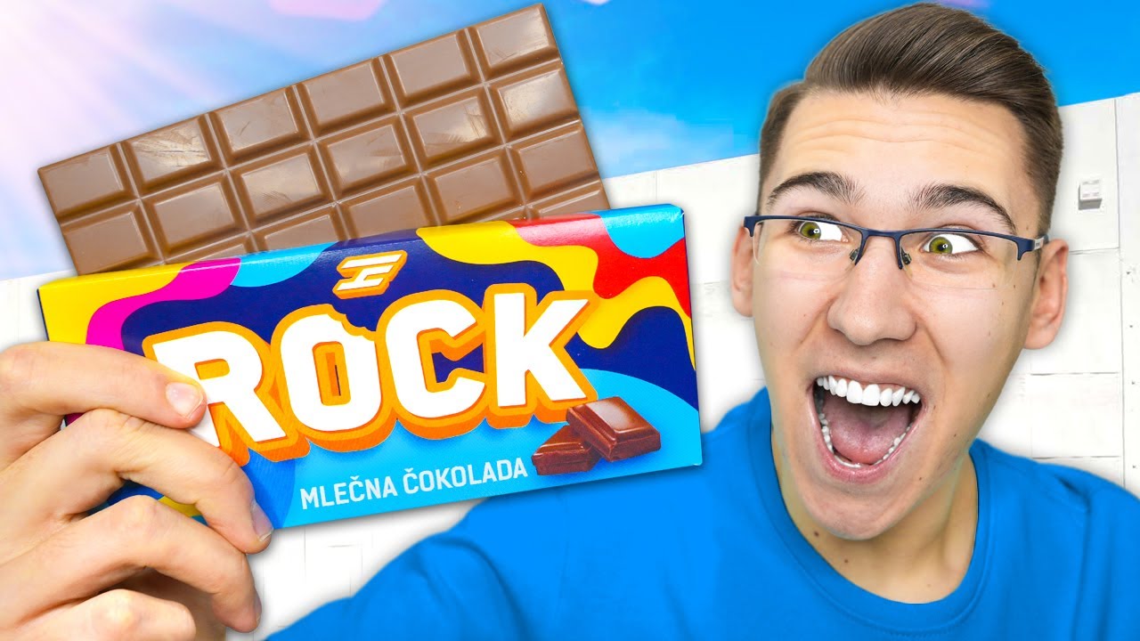 NAPRAVIO SAM ROCK ČOKOLADU!! - YouTube