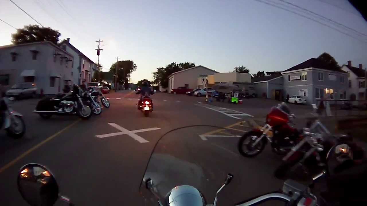 Wharf Rat Rally 2013, Digby NS - Friday 8:30 pm drive through - YouTube