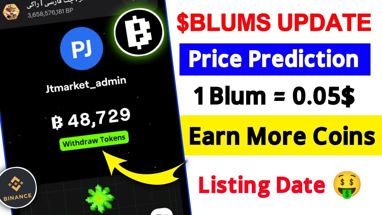 Blum Listing Date Update | Blum Price Prediction | Blum Par Jyada Coins Kaise Kare - YouTube