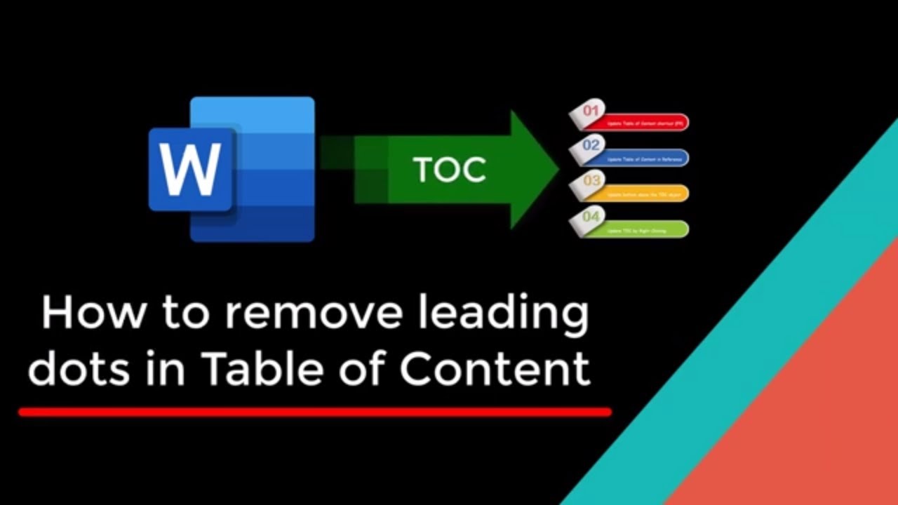 MS Word Tips How To Hide Dot Leaders In Table Of Content YouTube ms-word-tips-how-to-hide-dot-leaders-in-table-of-content-youtube