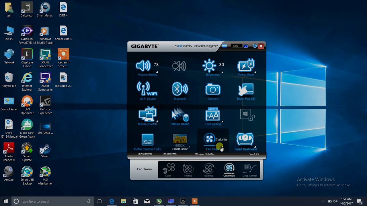 Introducing to Smart Manager Utility on AERO 15X - YouTube