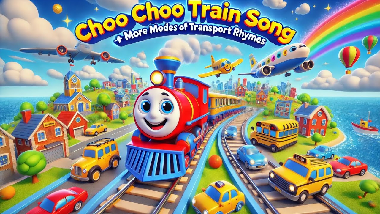 Choo choo train song , wheels on the bus go round + MORE little cheeks ...