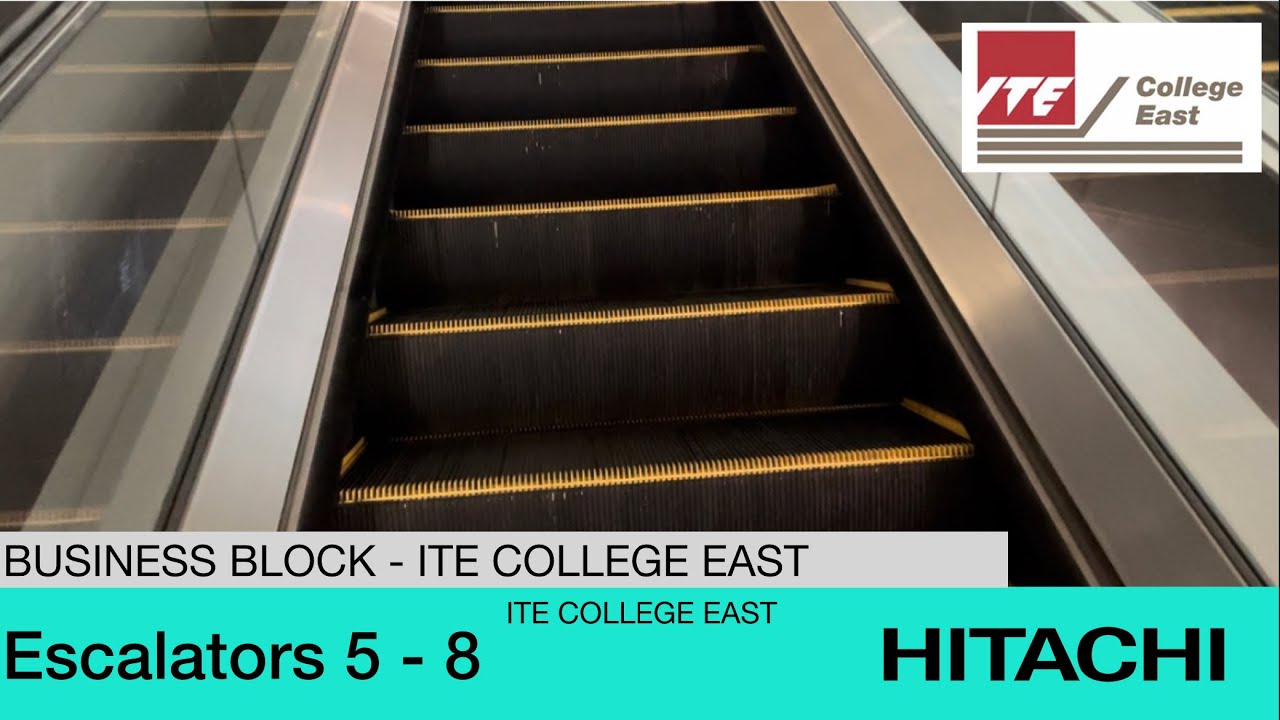 ITE College East (Business Block) || Hitachi Escalator (Escalators 5 ...