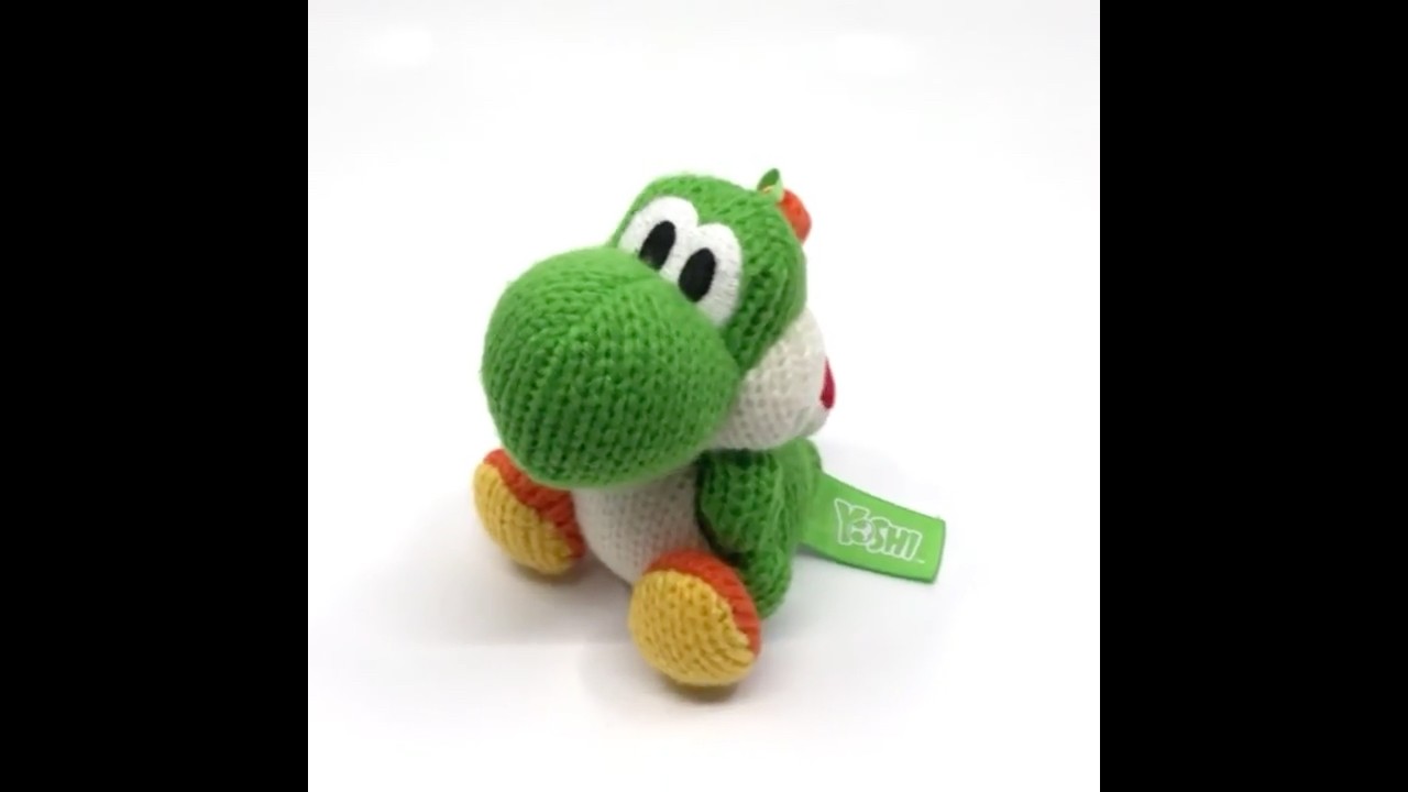 Green Yarn Yoshi Amiibo Figure | Yoshi’s Woolly World (Instagram ...
