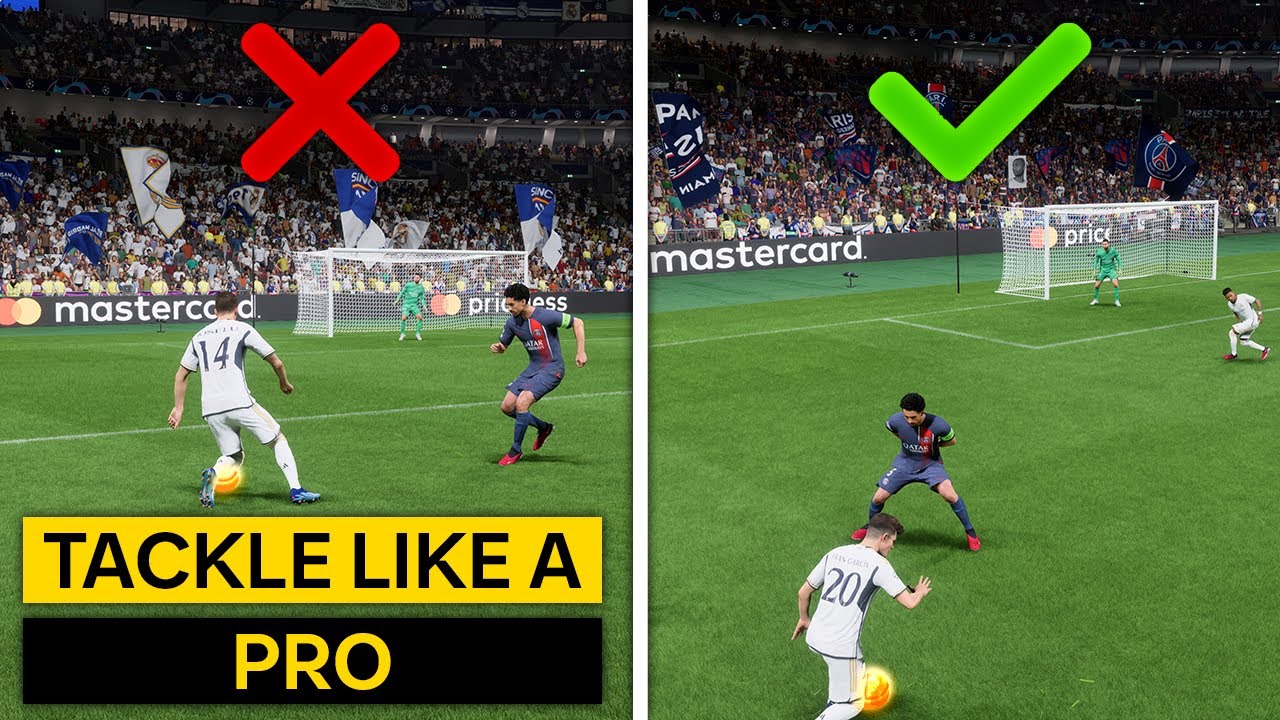 SECRET TECHNIQUE to Dominate 1V1 TACKLING in FC 24 Defense! - YouTube