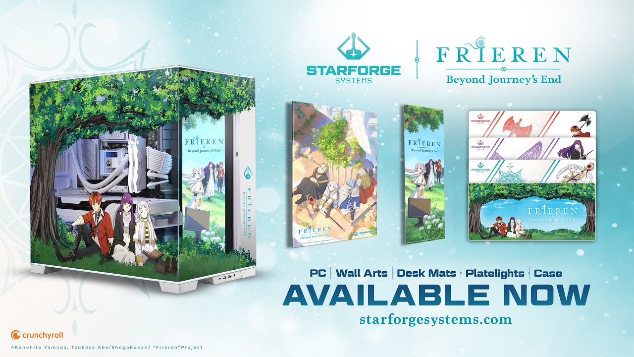 Our First Anime PC Collaboration! Starforge X Frieren Beyond Journey ...