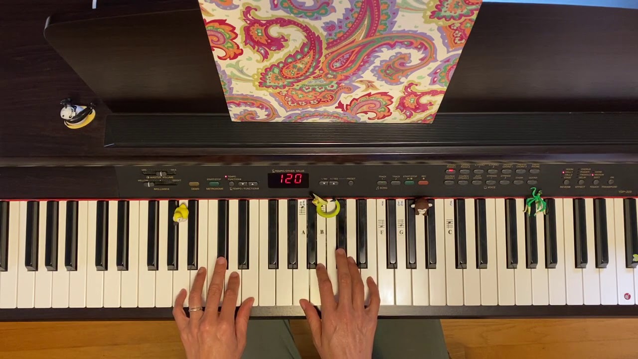 A Major Magic- 5 Finger Scale and Arpeggios - YouTube