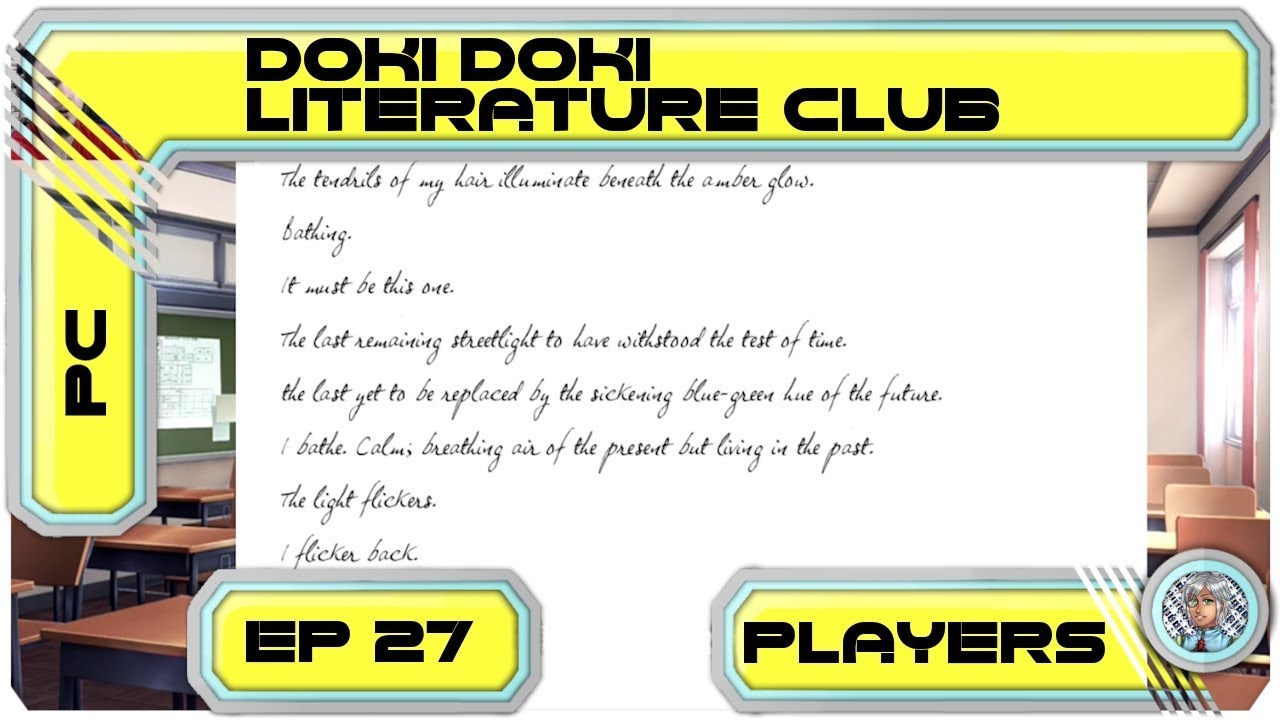 Doki Doki Literature Club Ep27 - Suspicious Poems - YouTube