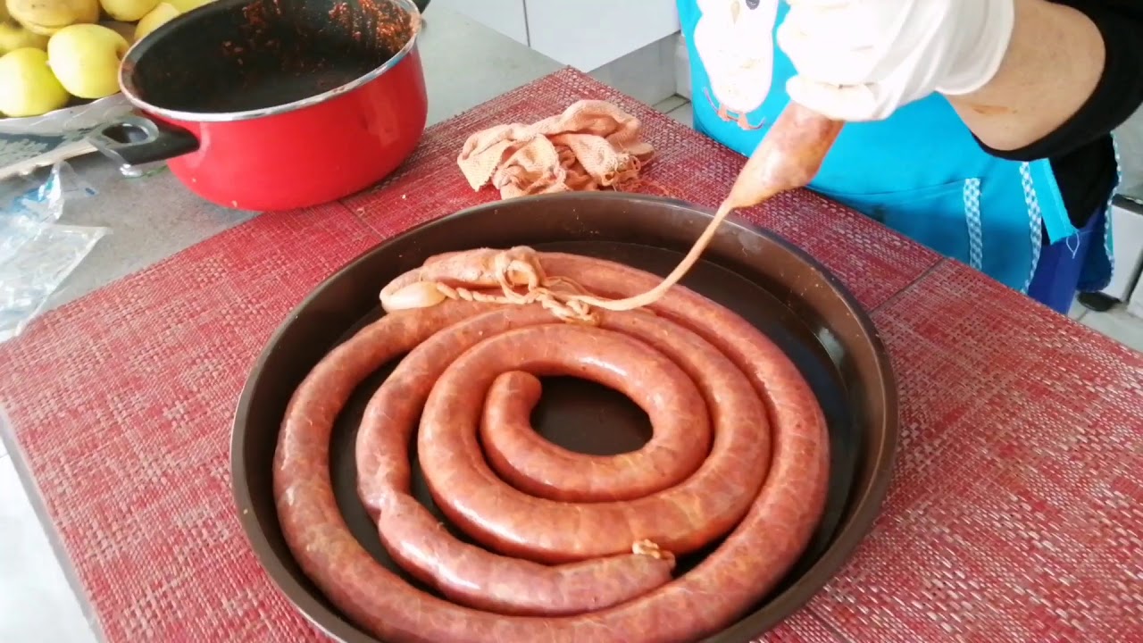 Longaniza Casera !!!! - YouTube