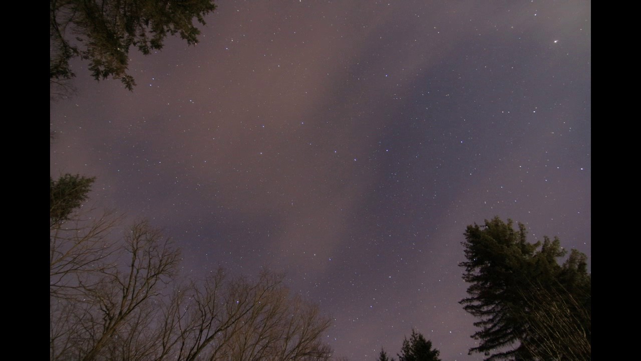 Night sky calm and peaceful - YouTube