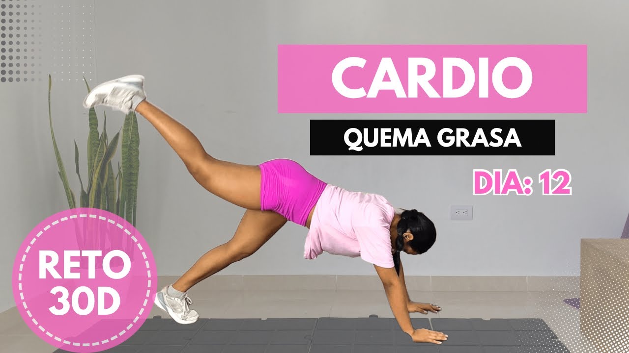Cardio HIIT solo 20 Minutos | Día 12 Reto 30 días - YouTube