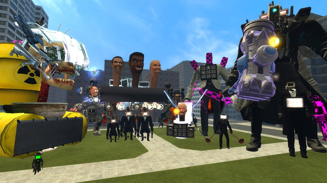 Skibidi Toilet Toxic Skull V2 VS Cameraman TITAN UP GRATED VS Nokiaman ...