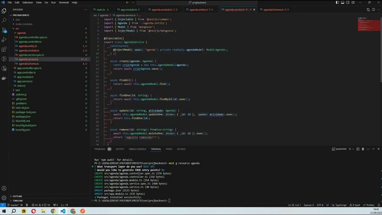 Aula 8 Nestjs Backend Api Crud Framework Youtube
