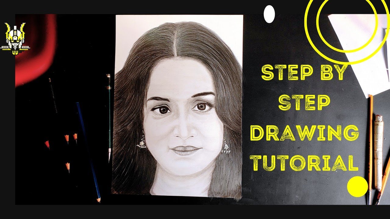 How to Draw Realistic Face For Beginners Tutorial |Step By Step. ️ ...