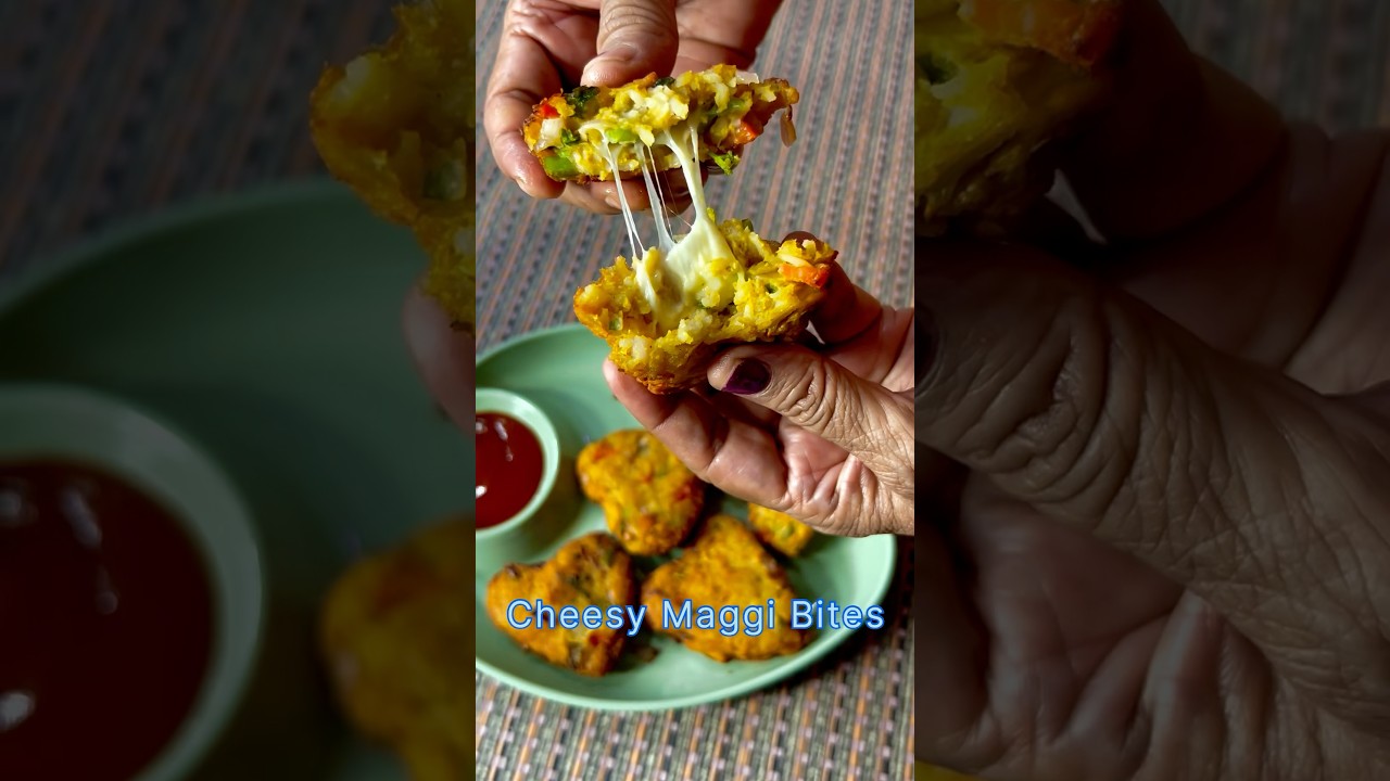 Cheesy Maggi Bites | Crispy, Cheesy & Irresistible Snack! #quickrecipes ...