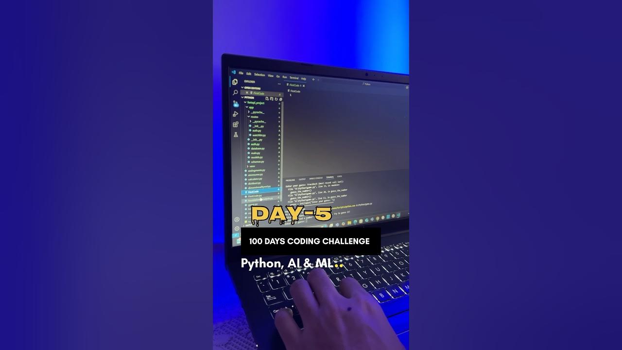 Day-5/100🚀 #coding #100dayschallenge #ai #tech #python #artificialintelligence - YouTube