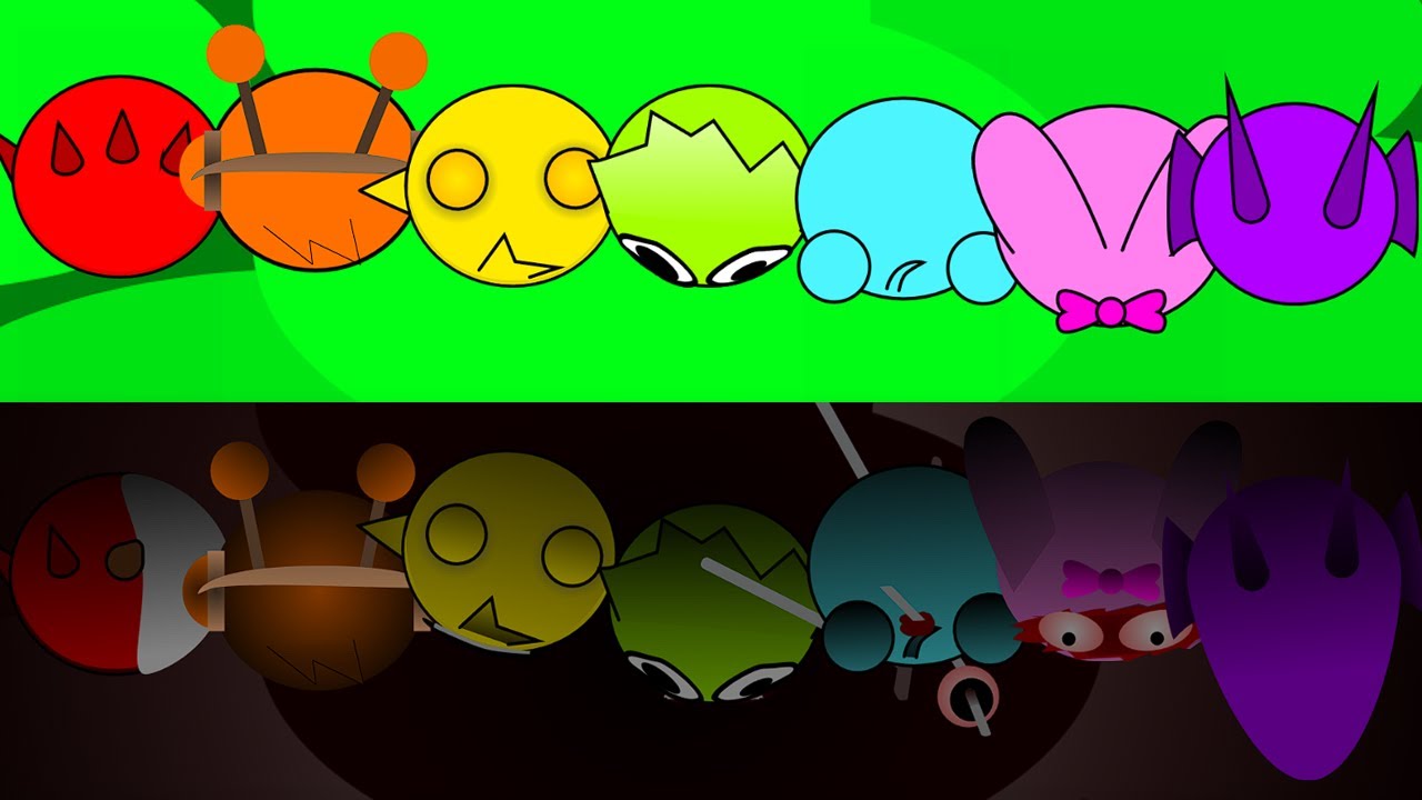 Sprunki Facing Upward👀Top View looks totally different😄incredibox ...