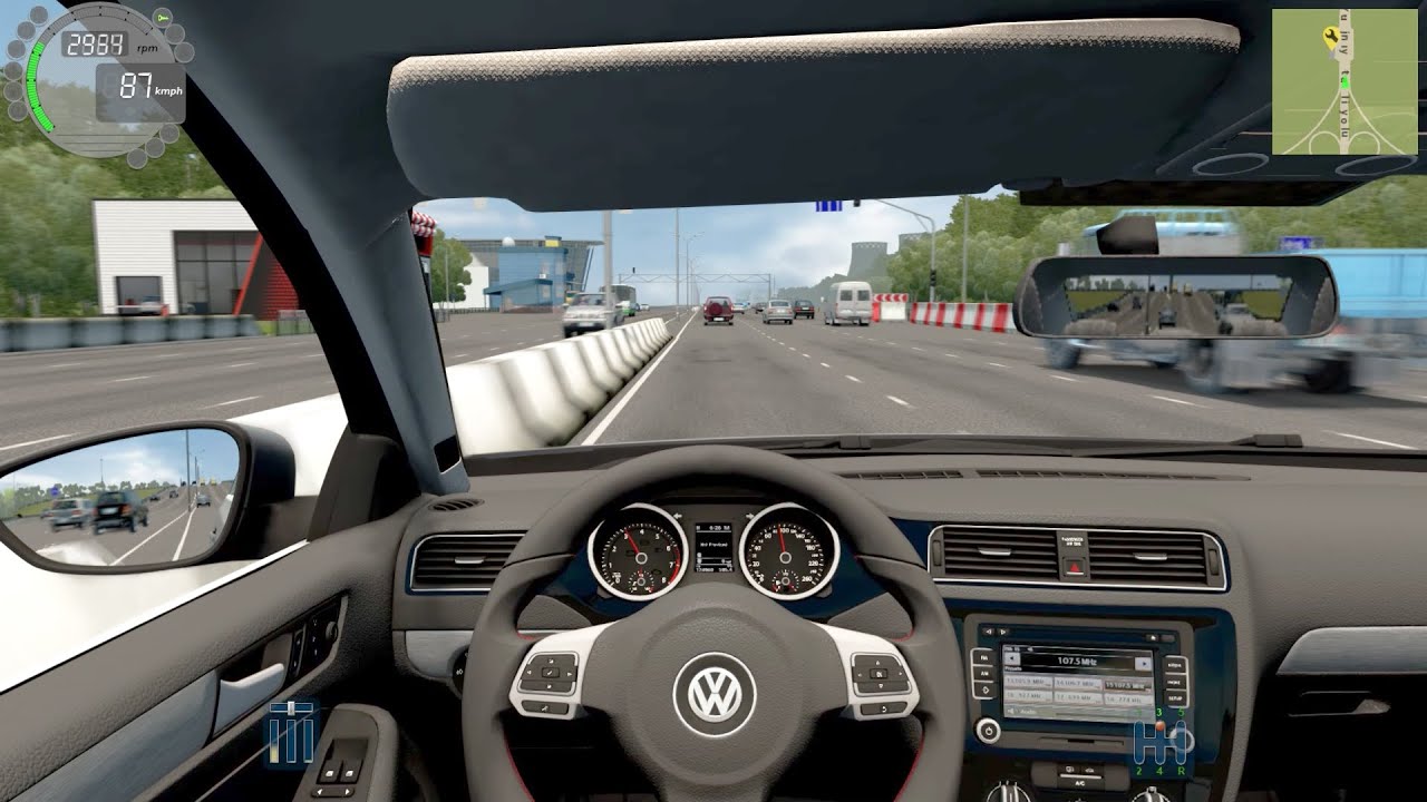 City Car Driving | Volkswagen JETTA | Normal Driving - YouTube