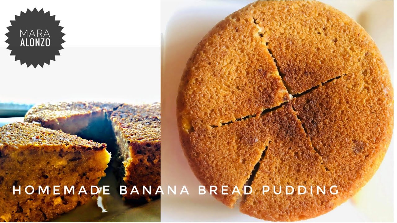 Homemade Banana Bread Pudding Pinoy Style (No oven? No problem!) - YouTube