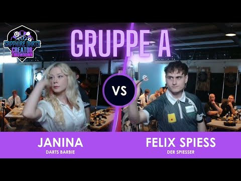 Akkcess  vs Felix Spiess - Das zweite Duell der Gruppe A! 😱🔥 | Sapphiredarts Creator Throwdown