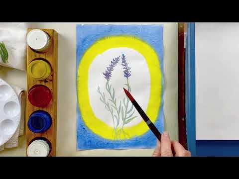 Waldorf Wet-on-Wet Watercolor Painting, Ann Maglinte- Painting Lavender ...